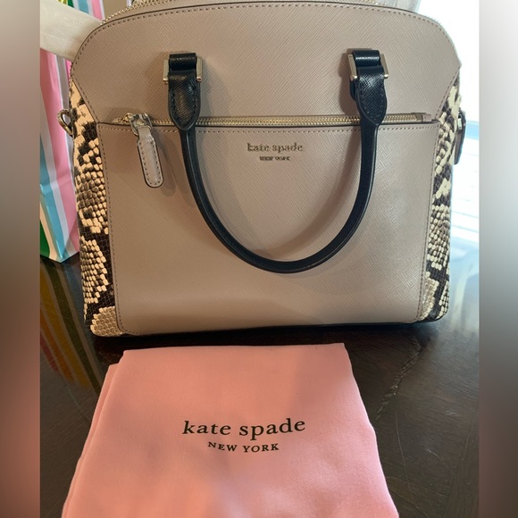 kate spade | Bags | Nwt Kate Spade New Yorklouise Python Embossed ...